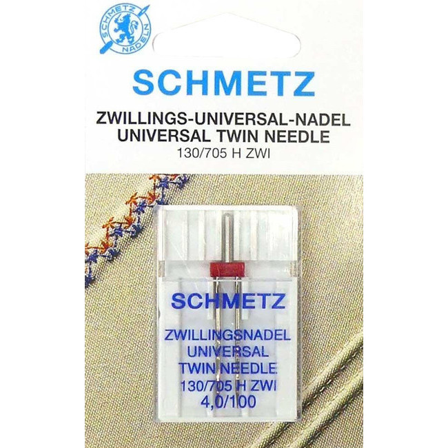 Aiguille double universelle pour machine à coudre - Schmetz par 3,00