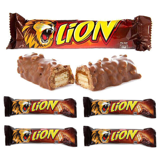 Lion au chocolat et au caramel - Nestlé - 6 unités par 4,75