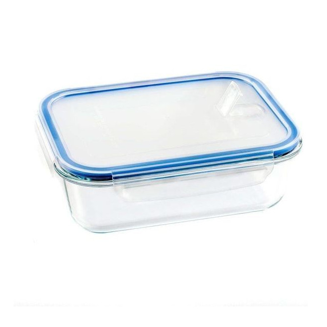 Tupperware rectangulaire en verre de 1,5 L - Vier par 8,25
