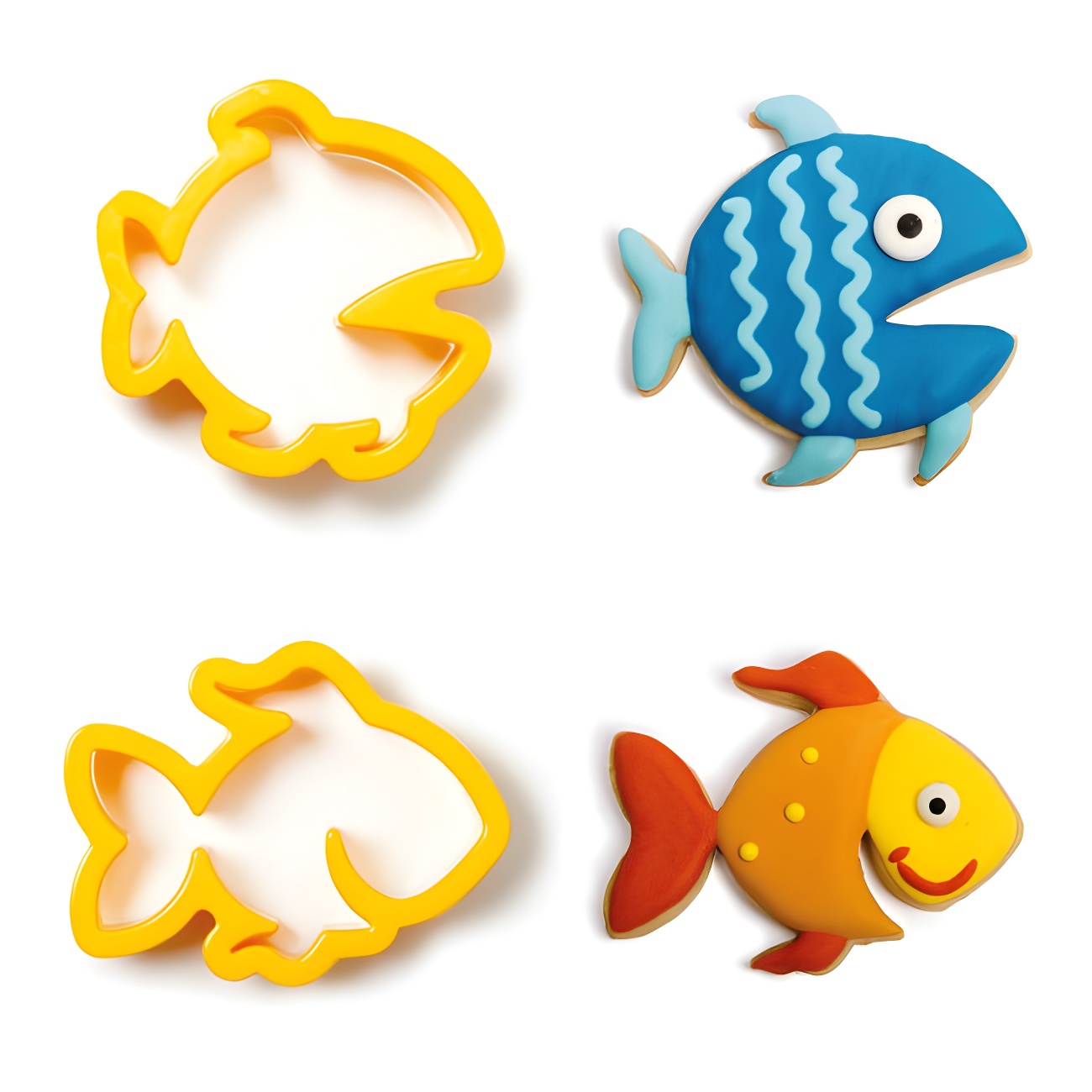Découpage de poissons - Décorer - 2 unités par 3,75