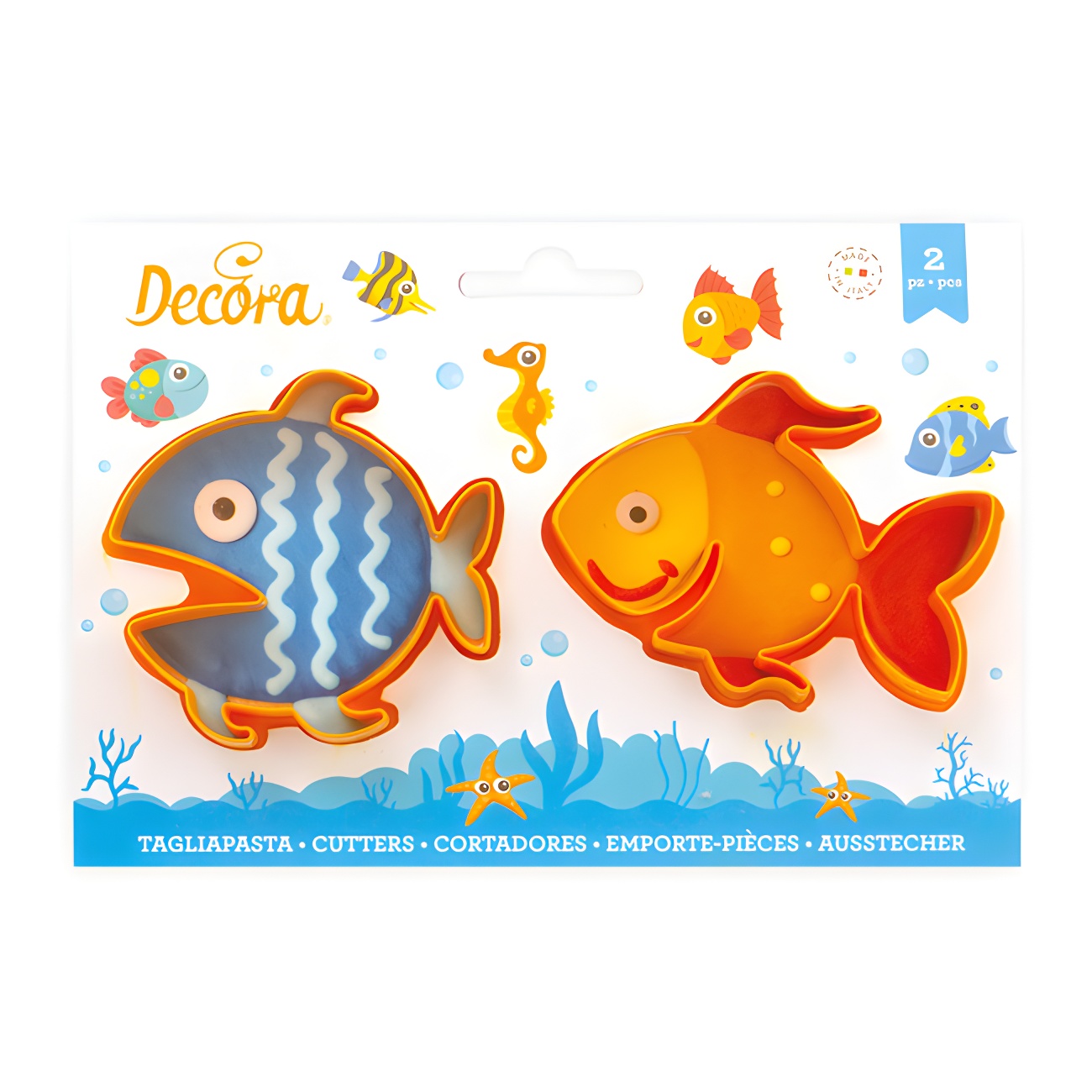 Découpage de poissons - Décorer - 2 unités par 3,75