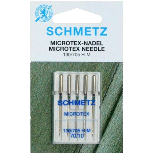 Aiguilles Microtex pour machines à coudre - Schmetz - 5 pcs. par 3,25